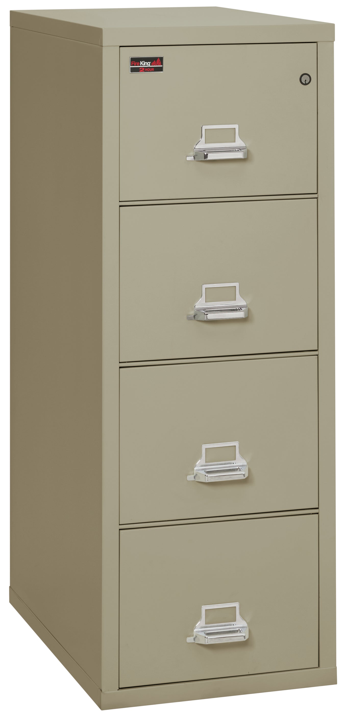 FireKing 2-Hour Fire-Rated Vertical File Cabinet - 2, 3, or 4 Drawers