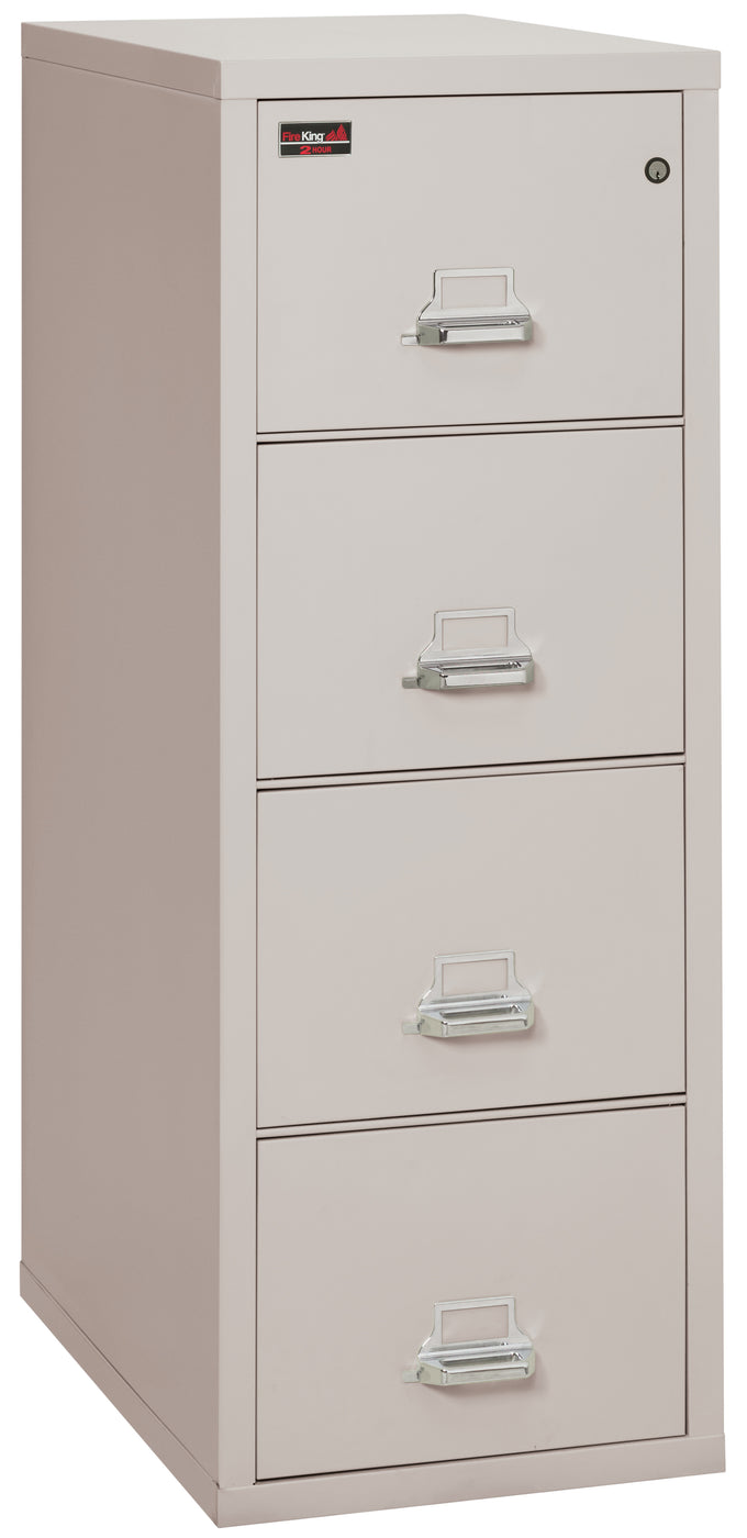 FireKing 2-Hour Fire-Rated Vertical File Cabinet - 2, 3, or 4 Drawers
