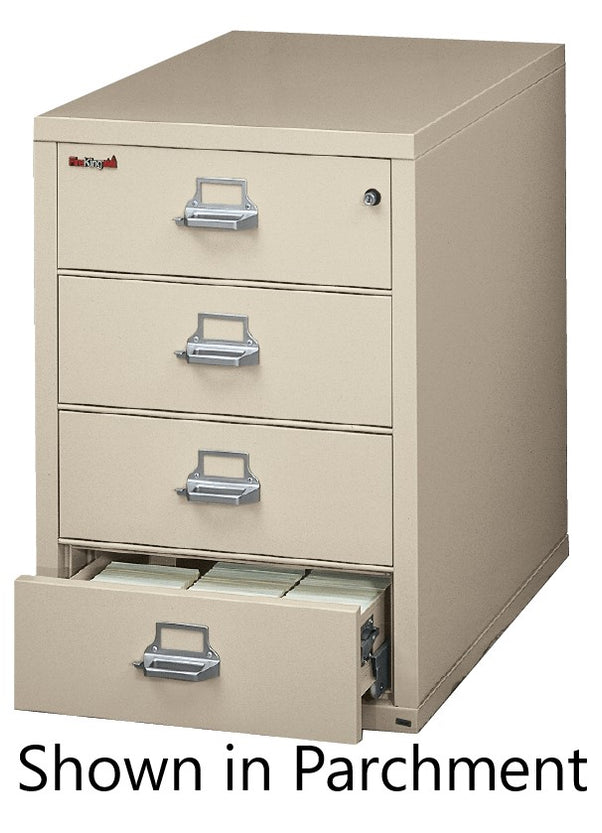 FireKing 1-Hour Fire Rated Card, Check, & Note File Cabinet - 4 or 6 D